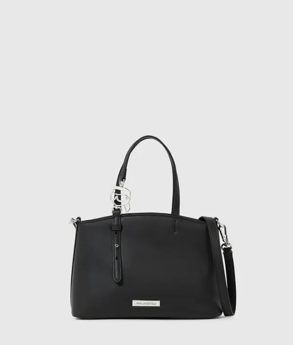 Karl Lagerfeld Ikon Smooth Small Tote Bag - Black