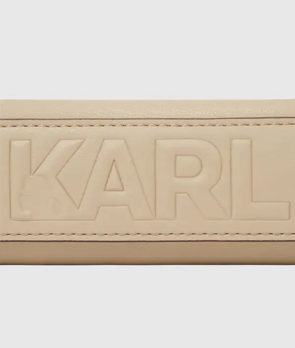 Karl Lagerfeld Ikon Smooth Camera Bag - Safari