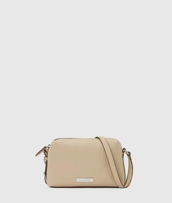 Karl Lagerfeld Ikon Smooth Camera Bag - Safari