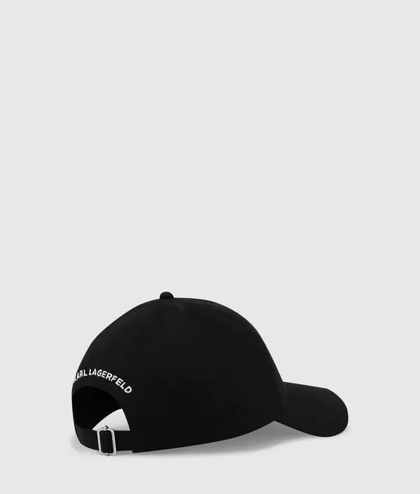 Karl Lagerfeld Ikon Circle Patch Baseball Cap