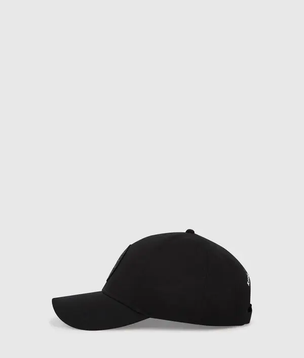 Karl Lagerfeld Ikon Circle Patch Baseball Cap
