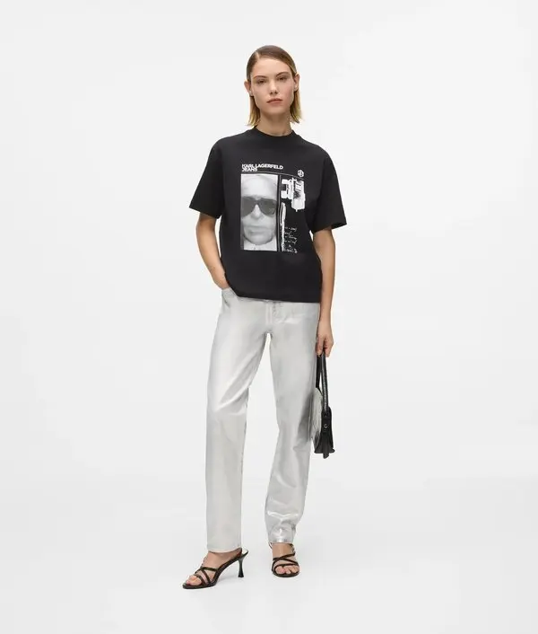 KL JEANS Jeans Graphic Print Organic Cotton T-shirt