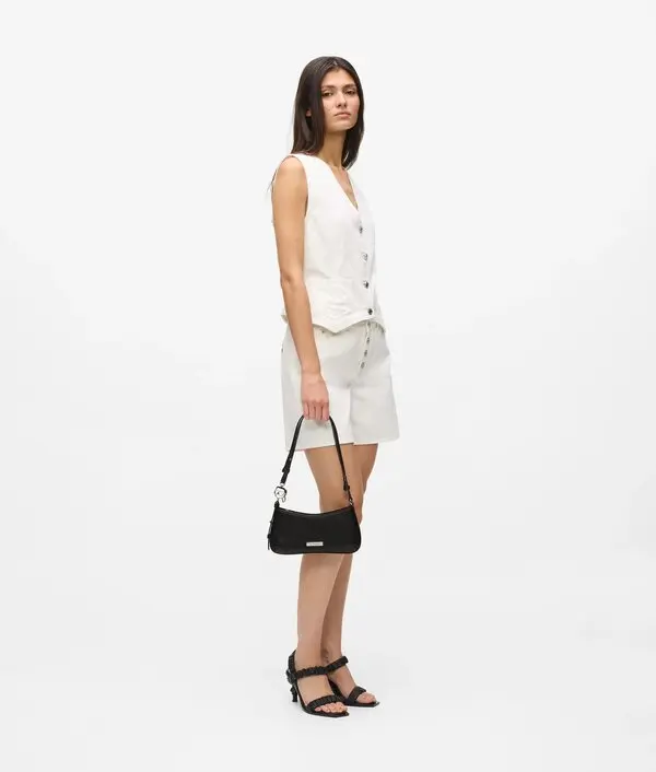 Karl Lagerfeld Ikon Smooth Mini Shoulder Bag - Black