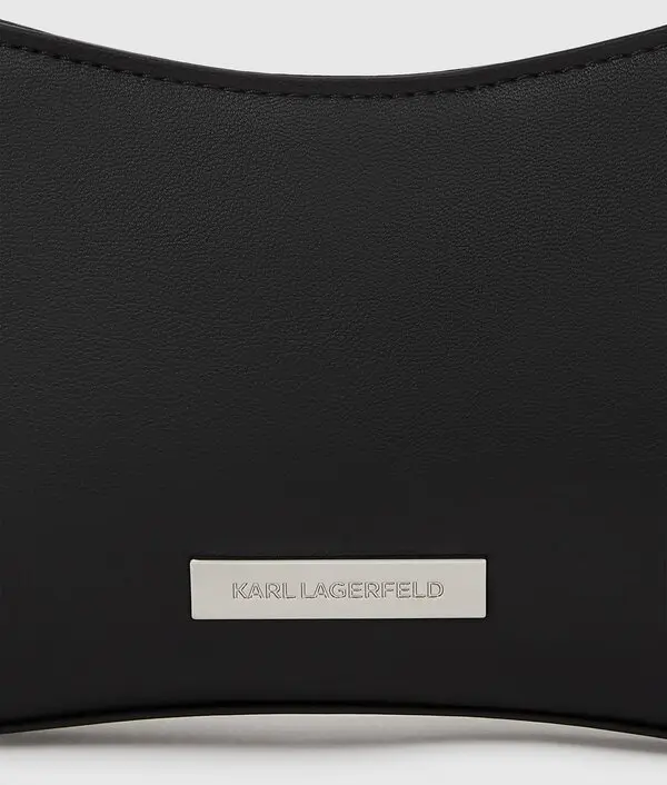 Karl Lagerfeld Ikon Smooth Mini Shoulder Bag - Black