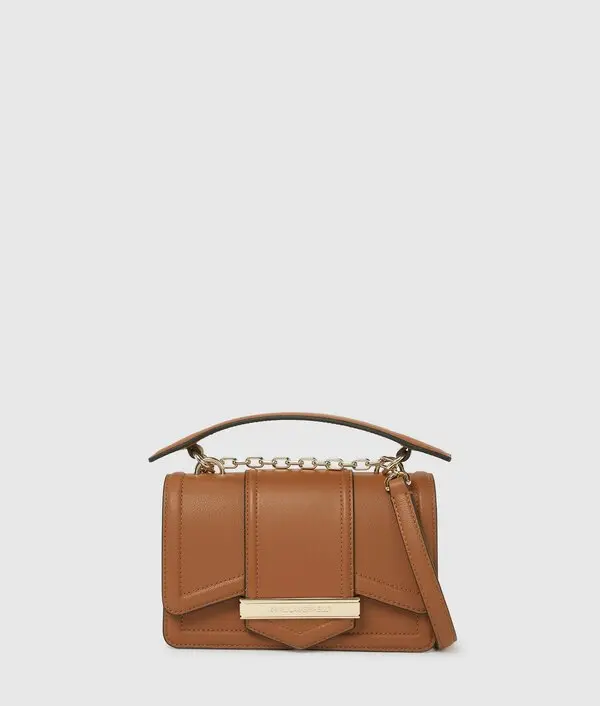 Karl Lagerfeld K/nova Small Crossbody Bag - Dark Tan