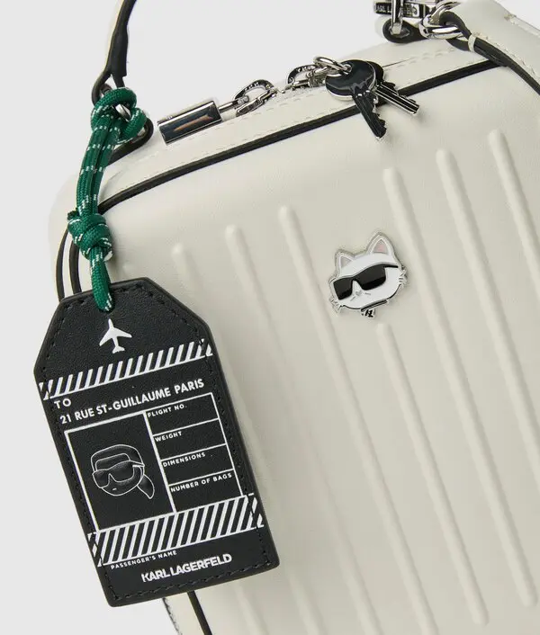 Karl Lagerfeld Ikon Choupette Crossbody Suitcase Bag