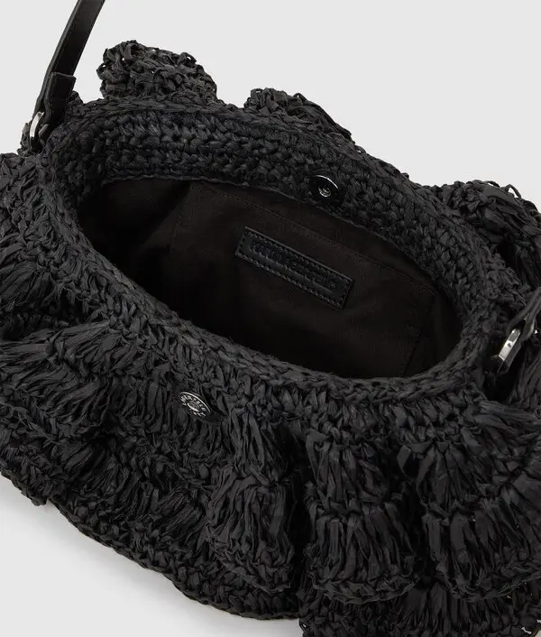 Karl Lagerfeld K/signature Ruffle Shoulder Bag