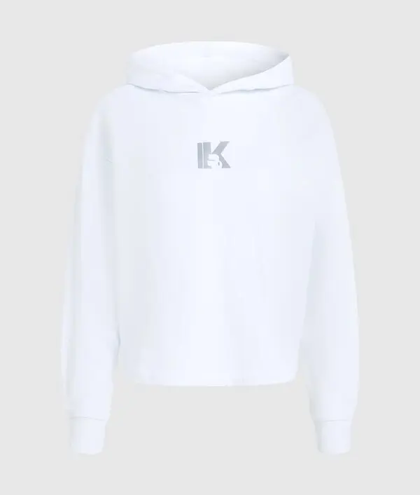 KL JEANS Jeans Regular Fit K Logo Hoodie - White