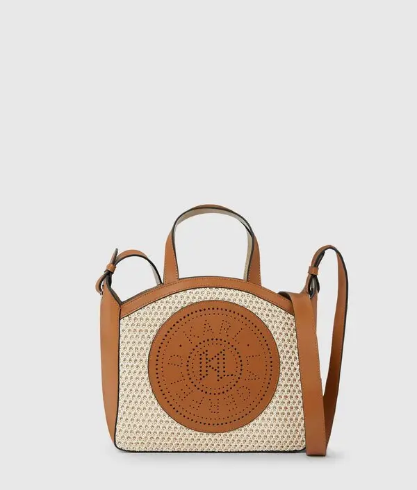 Karl Lagerfeld K/circle Small Mesh Tote Bag - Natural-tan