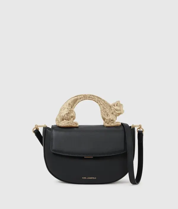 Karl Lagerfeld Choupette Top Handle Bag - Black
