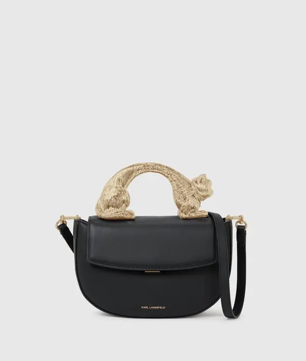 Karl Lagerfeld Choupette Top Handle Bag - Black