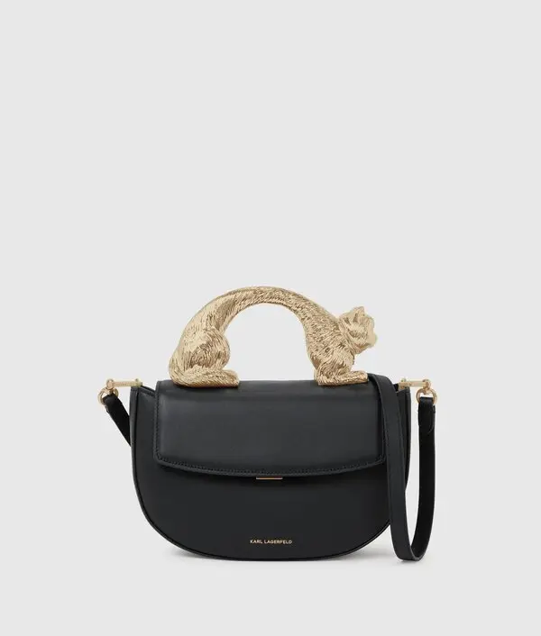 Karl Lagerfeld Choupette Top Handle Bag - Black