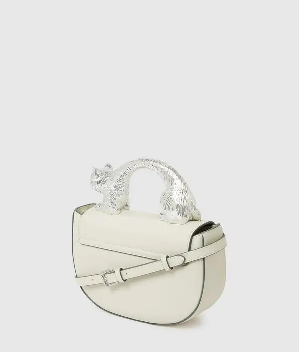 Karl Lagerfeld Choupette Top Handle Bag - Off White