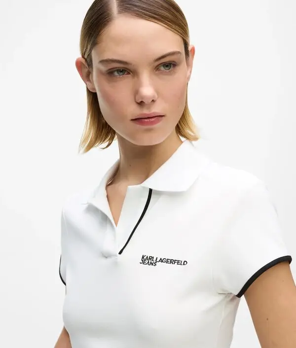 KL JEANS Slim Contrast Piping Polo Shirt
