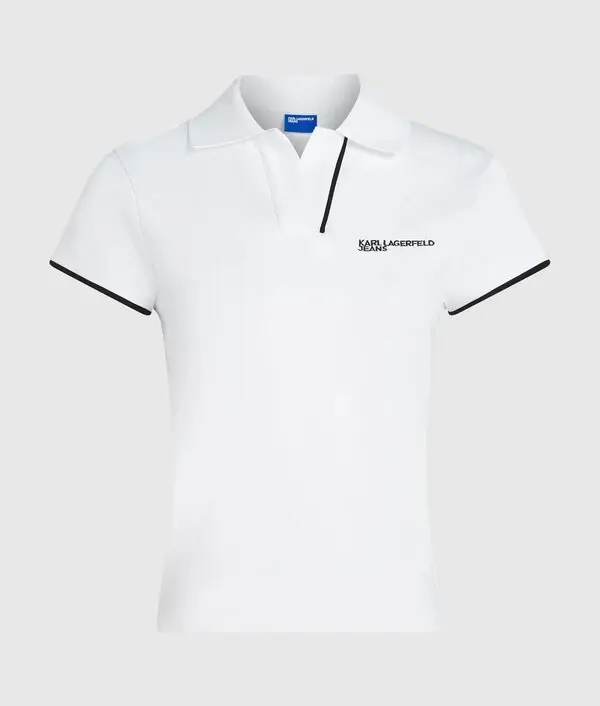 KL JEANS Slim Contrast Piping Polo Shirt