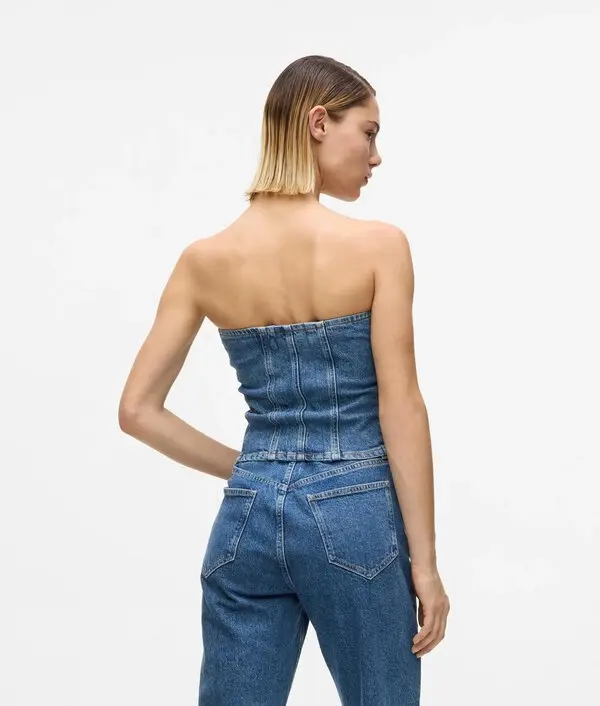 KL JEANS Jeans Denim Lace-up Bustier