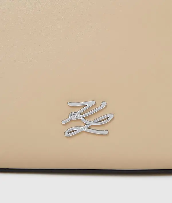 Karl Lagerfeld K/autograph Medium Bowling Bag - Safari