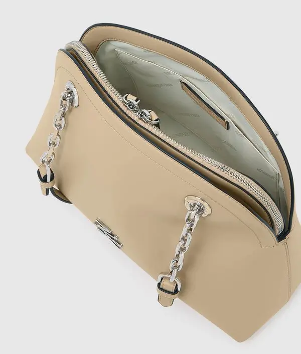 Karl Lagerfeld K/autograph Medium Bowling Bag - Safari