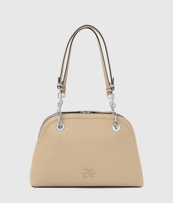 Karl Lagerfeld K/autograph Medium Bowling Bag - Safari