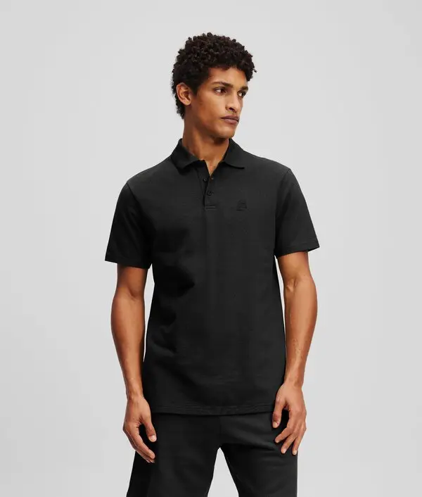 Karl Lagerfeld Kameo Polo Shirt - Black