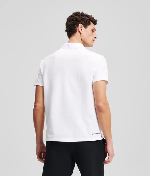 Karl Lagerfeld Kameo Polo Shirt - White