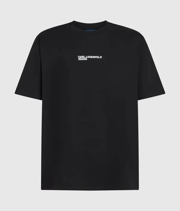 KL JEANS Frame Logo Regular T-shirt - Black