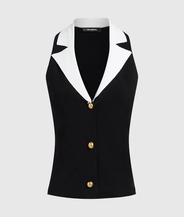 Karl Lagerfeld Tailored Knit Top
