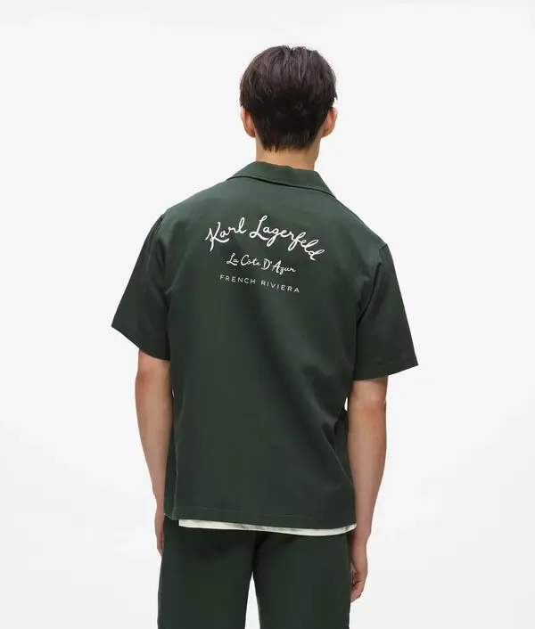 Karl Lagerfeld Short-sleeved Côte D'azur Shirt