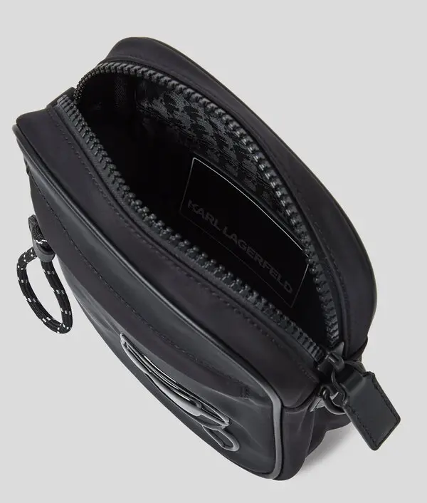 Karl Lagerfeld Ikon K Nylon Crossbody Bag