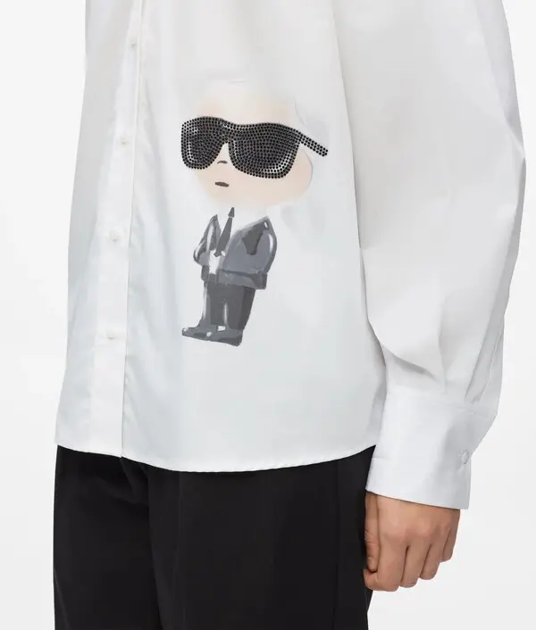 Karl Lagerfeld Ikon Aquarelle Shirt