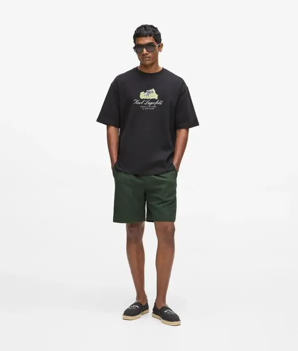 Karl Lagerfeld Côte D'azur Shorts - Deep Forest