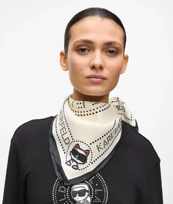 Karl Lagerfeld Ikon Circle Choupette Scarf