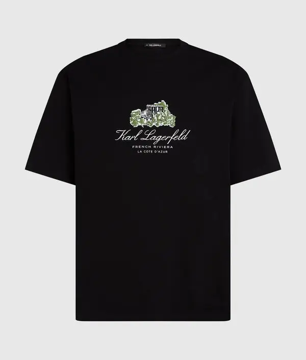Karl Lagerfeld Villa La Vigie T-shirt - Black