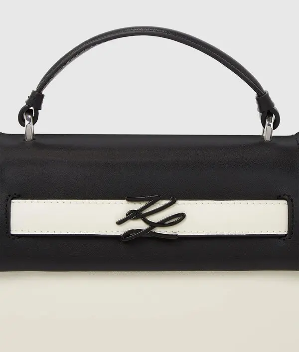 Karl Lagerfeld K/autograph Color-block Top Handle Bag