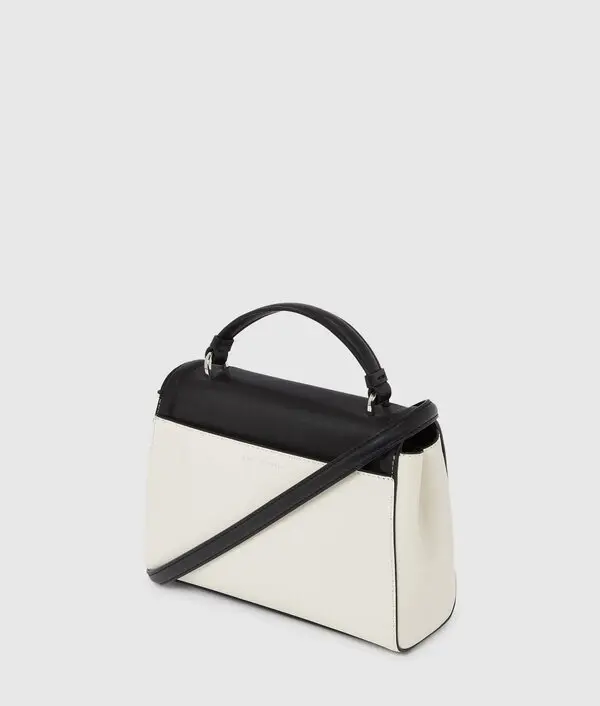 Karl Lagerfeld K/autograph Color-block Top Handle Bag