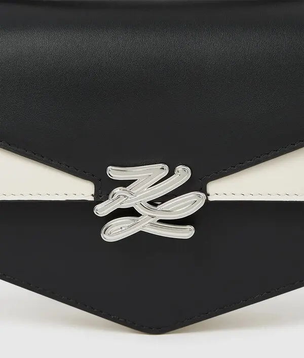 Karl Lagerfeld Kl Studio Autograph Monochrome Crossbody Bag