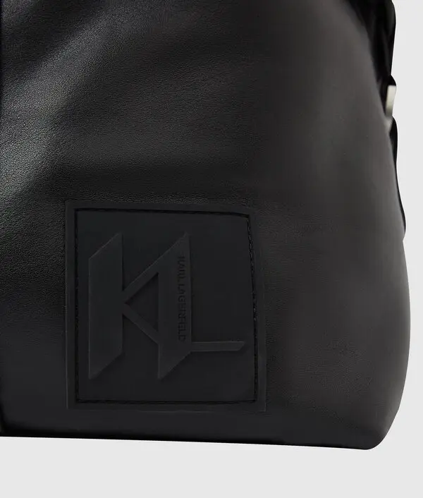 Karl Lagerfeld Monogram Patch Weekender Bag