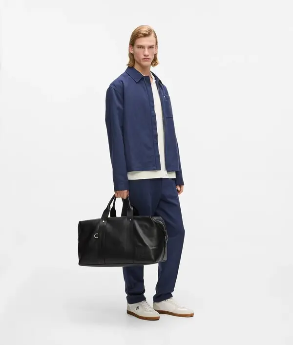 Karl Lagerfeld Monogram Patch Weekender Bag