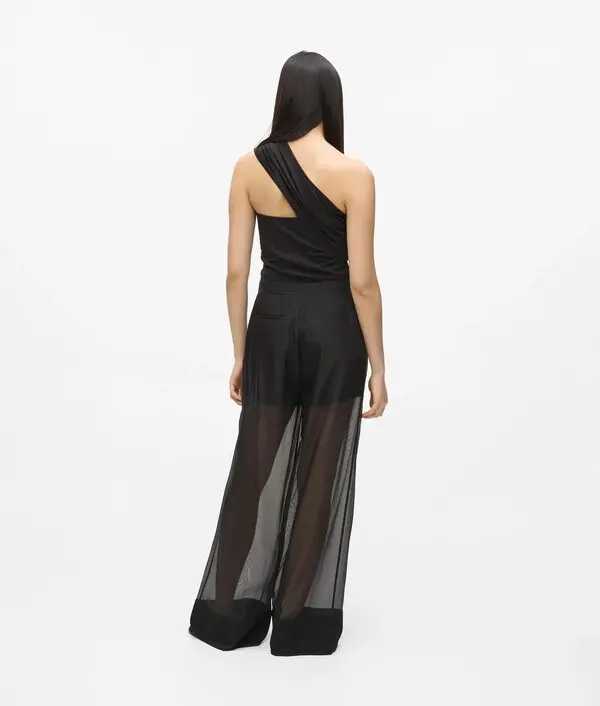 Karl Lagerfeld Organza Wide-leg Pants