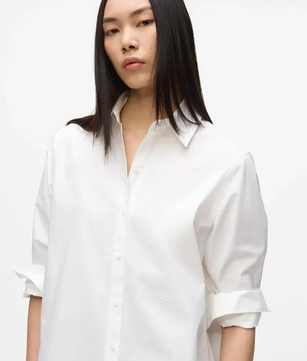 Karl Lagerfeld Classic Relaxed Poplin Shirt