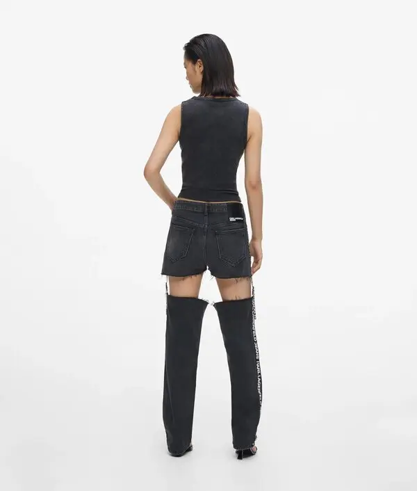 KL JEANS Jeans High-rise Cut-out Straight Jeans