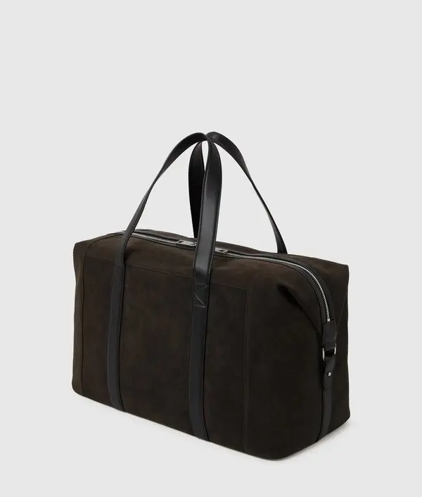 Karl Lagerfeld Faux Suede Weekender Bag