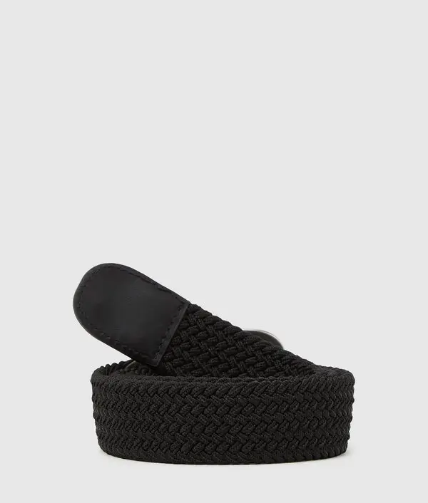Karl Lagerfeld Monogram Woven Belt