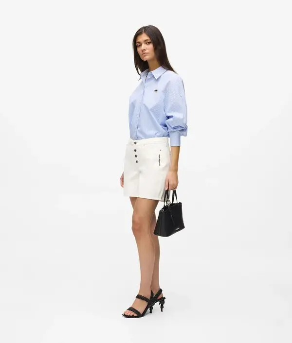 Karl Lagerfeld Ikon Denim Shorts