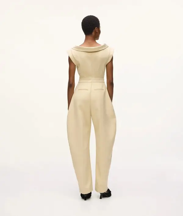 Karl Lagerfeld Tailored Jumpsuit With Balloon Pants