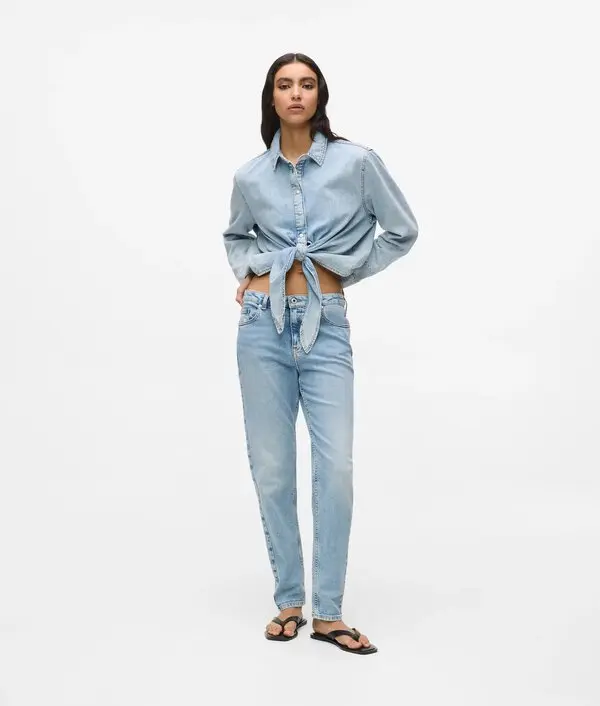 KL JEANS Jeans Light Blue Mom Jeans - Visual Light Blue