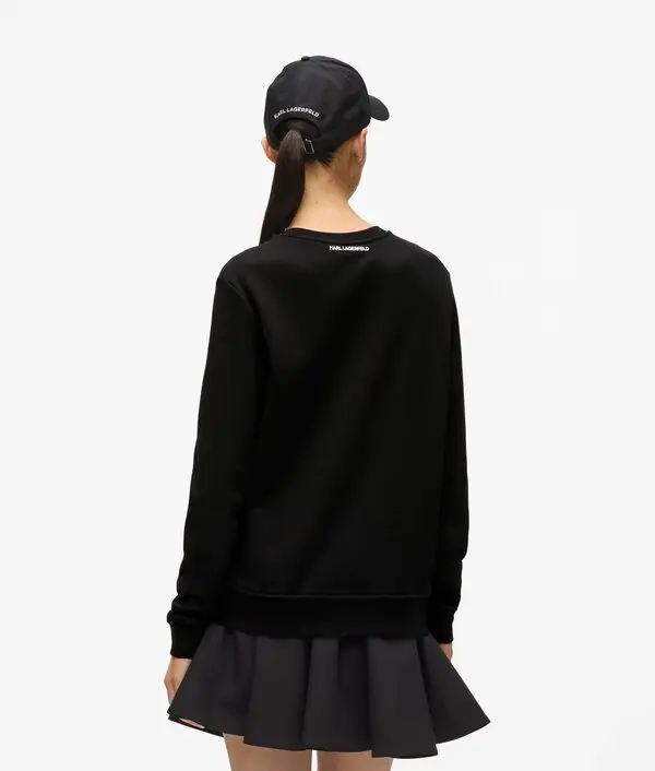 Karl Lagerfeld Ikon Circle Logo Sweatshirt