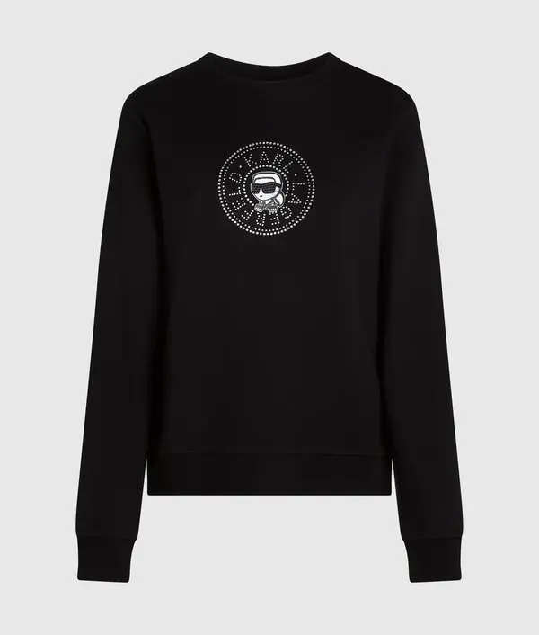 Karl Lagerfeld Ikon Circle Logo Sweatshirt
