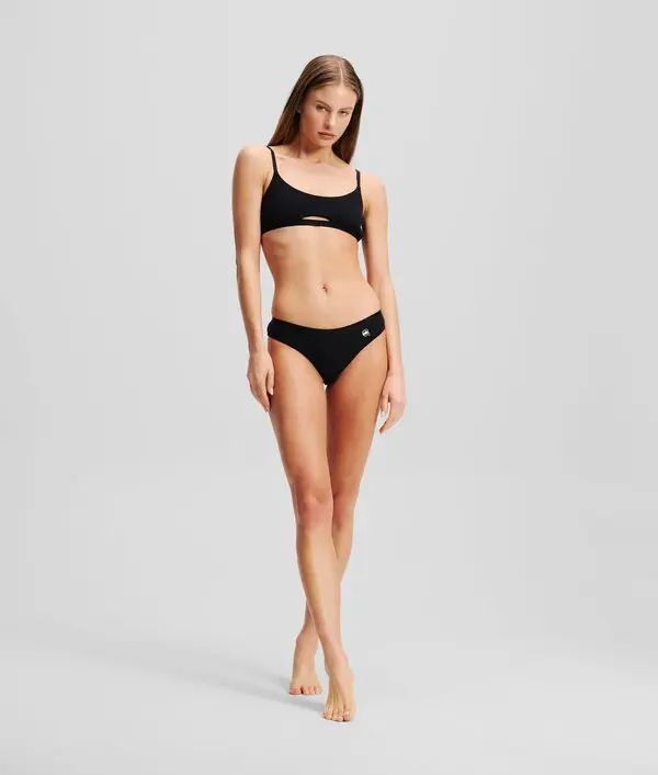 Karl Lagerfeld Ikon Ribbed Brazilian Briefs