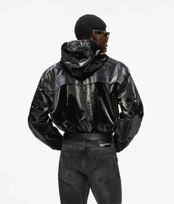 KL JEANS Jeans Shiny Hooded Bomber Jacket